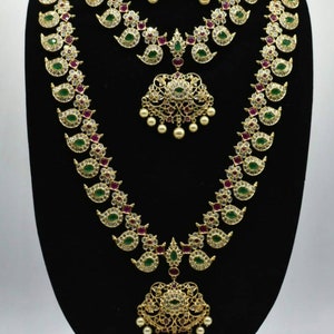 Traditional Mango Haram With Earing - Etsy