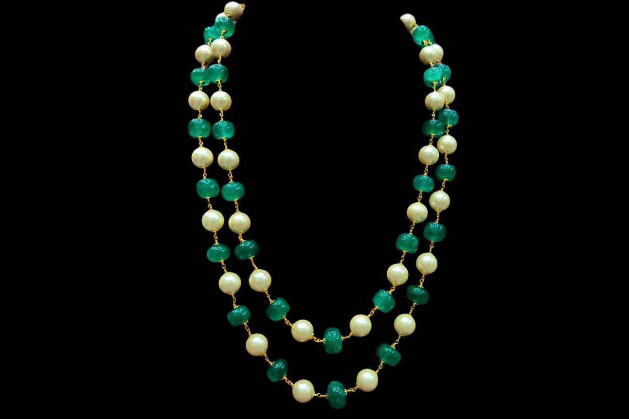 Indian Genuine Beeds Necklace for Groom by Asp Fashion - Etsy