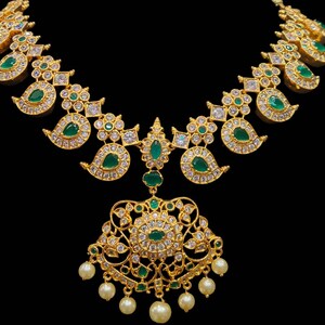 Traditional Mango Haram With Earing - Etsy