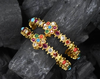 Navratna Bracelet - Etsy