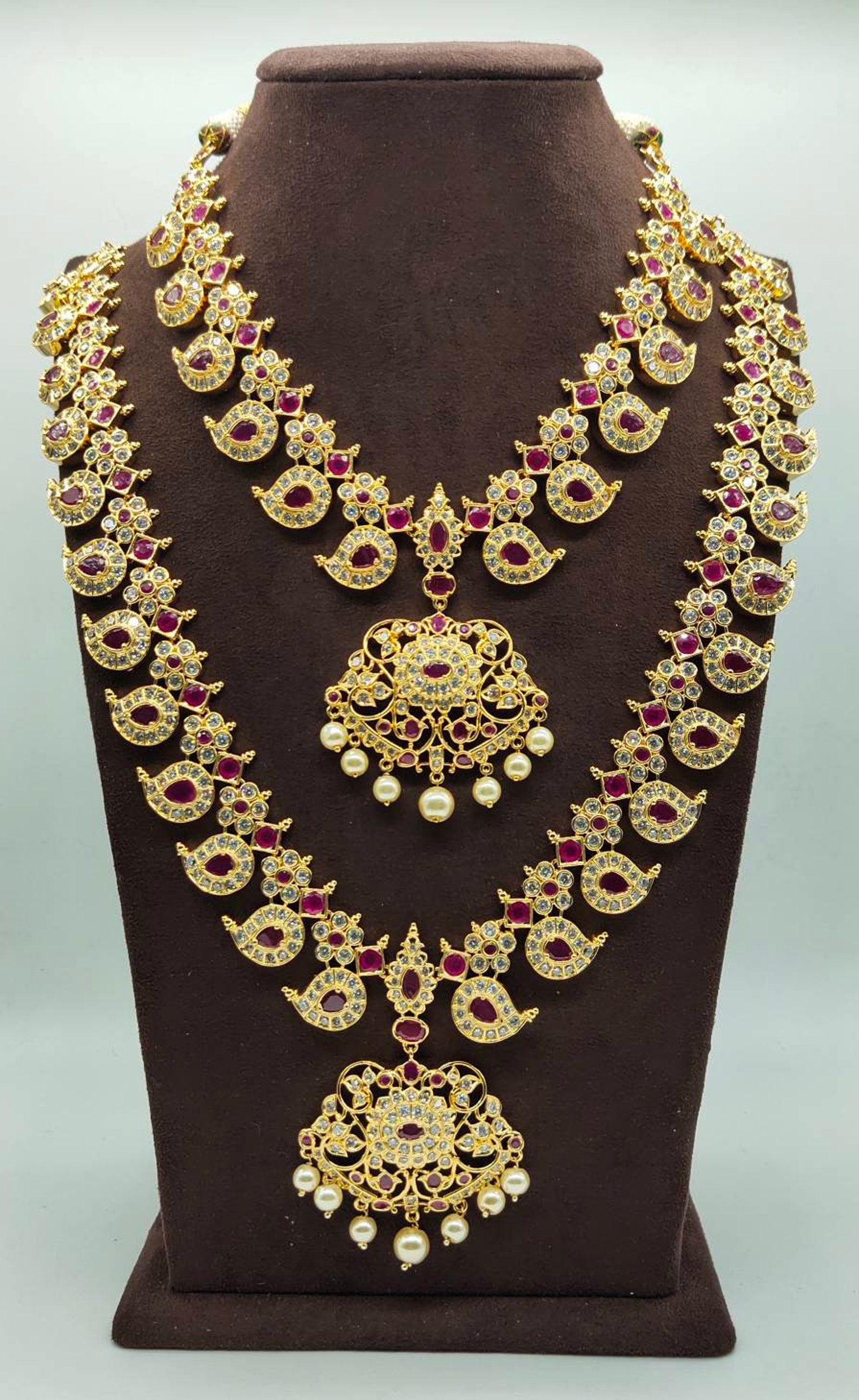 Traditional Mango Haram With Earing - Etsy