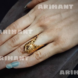 Indian South Indian Traditional Vanki Ring by Asp Fashion - Etsy