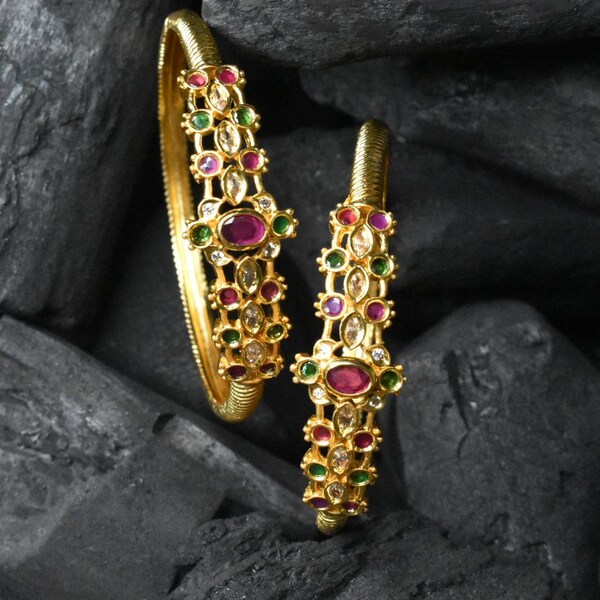 Gold Plated Bangle - Etsy