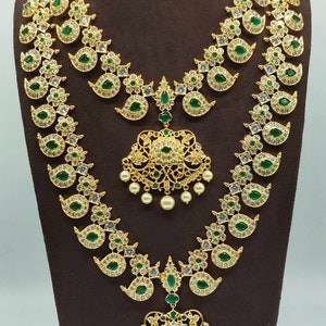 Traditional Mango Haram With Earing - Etsy