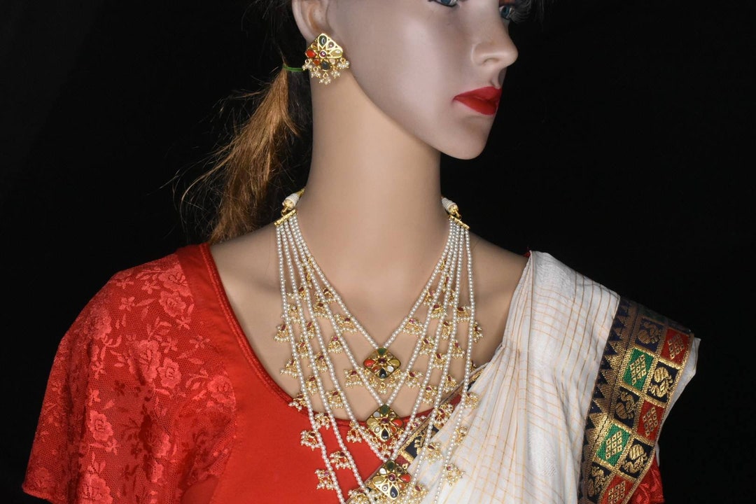 Buy Satlada Pearls Necklace by Asp Fashion Jewellery Online in India - Etsy
