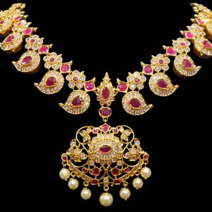 Traditional Mango Haram With Earing - Etsy