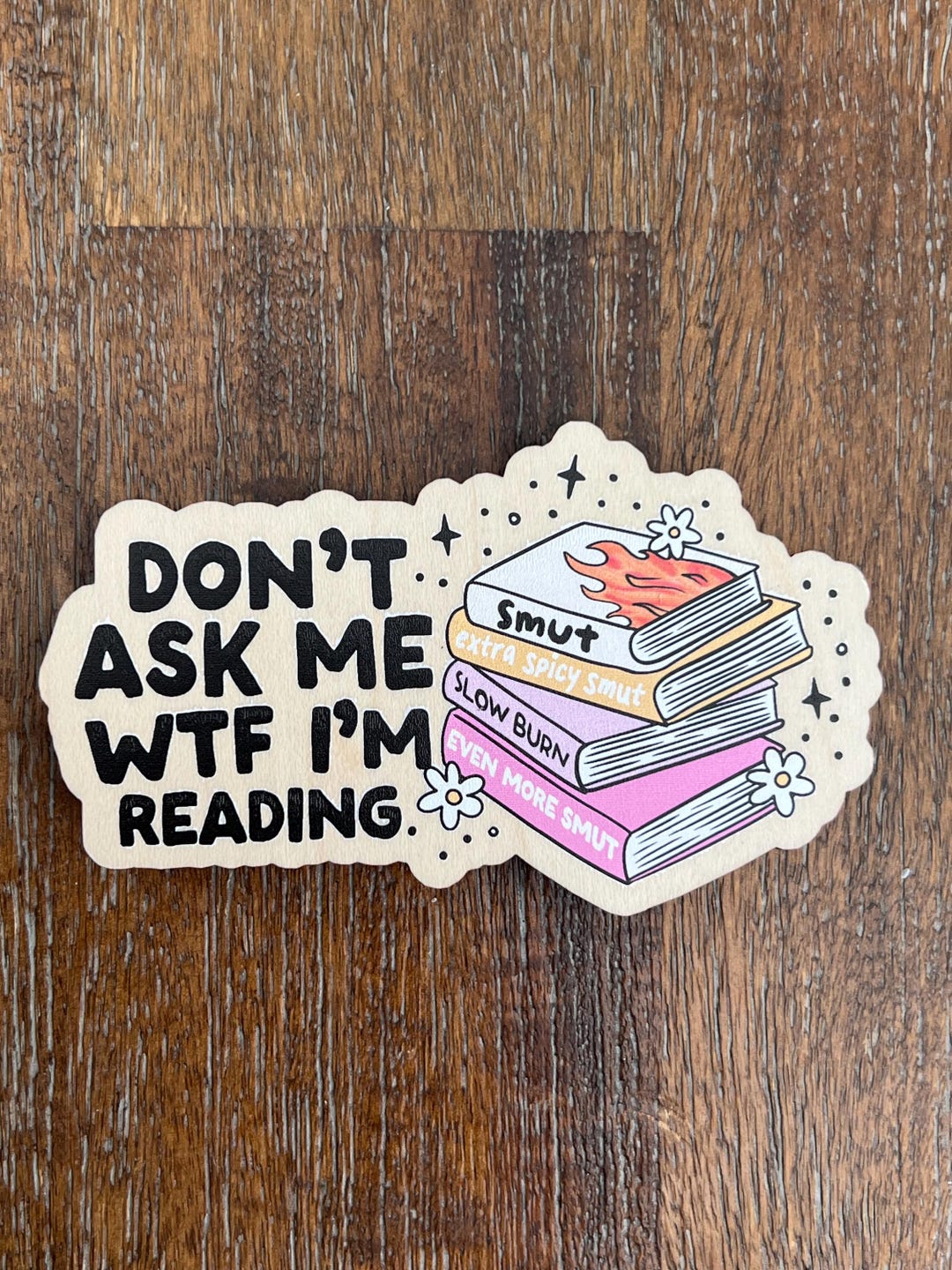 Spicy Book Club Reader Magnet: Don't Ask Me What I'm Reading - Etsy
