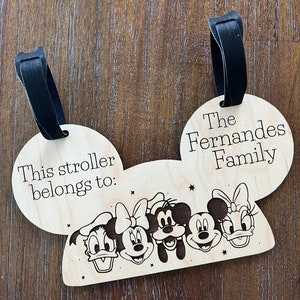 Parks Fab Friends Stroller Tag - Etsy