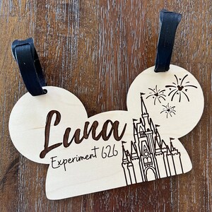 Castle Mouse Ears Stroller Tag - Etsy