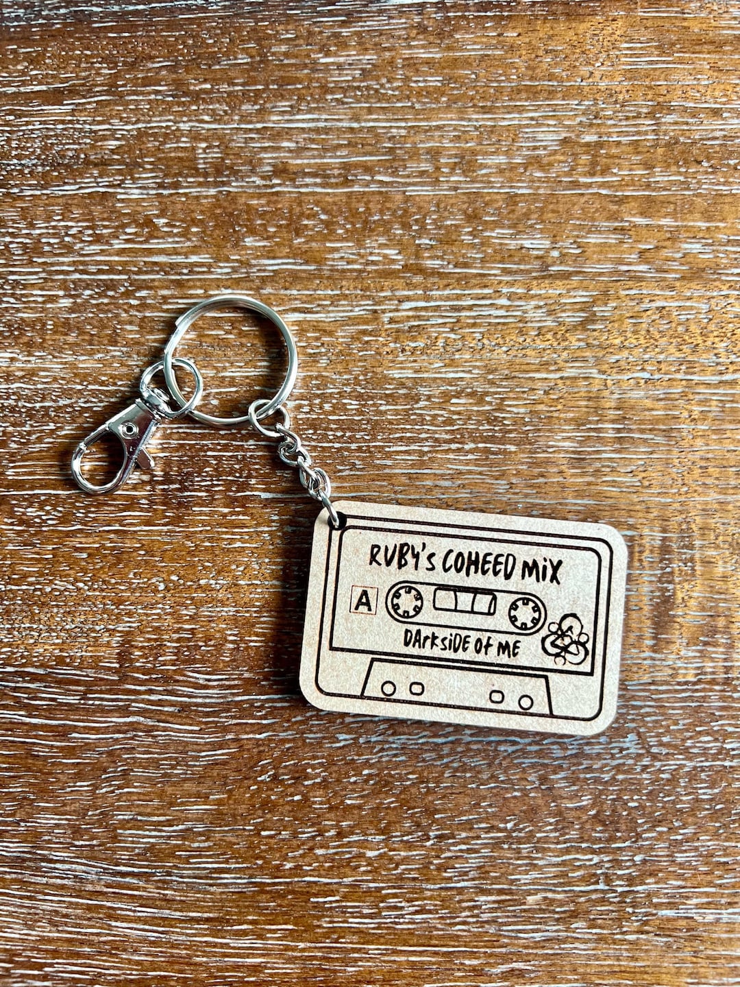 Personalized Coheed Keywork Cassette Tape Keychain - Etsy