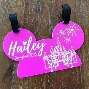 Castle Mouse Ears Stroller Tag - Etsy