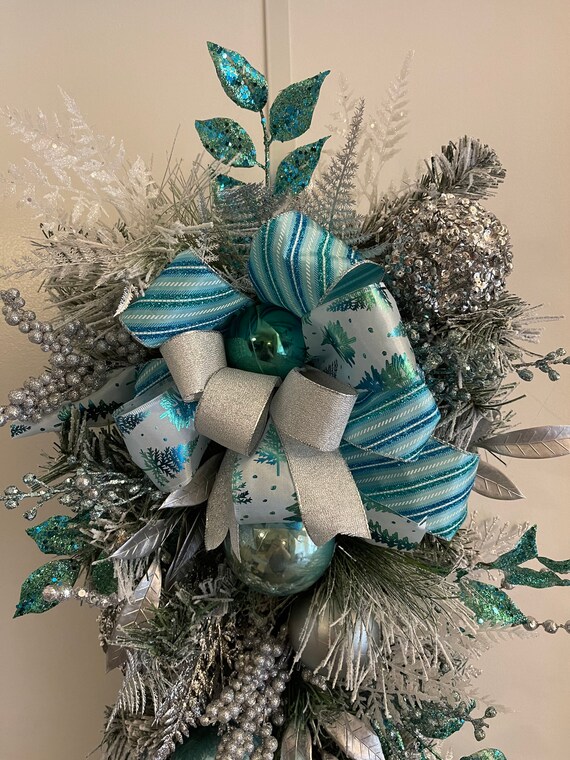 Teal Decorative Swag