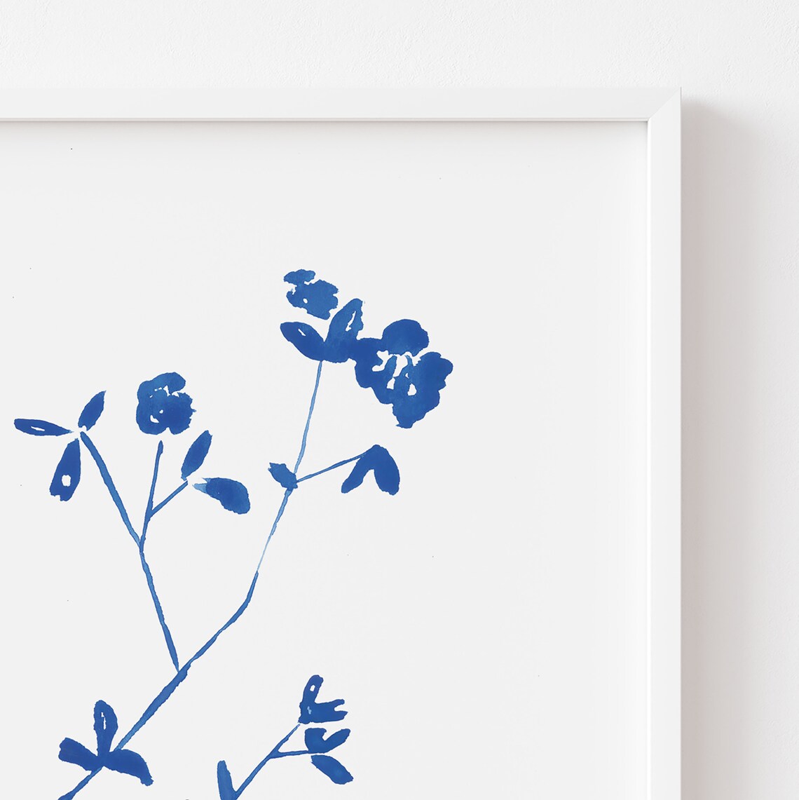 Set of 2 Art Prints Dainty Floral Wall Art Spring Art Print - Etsy