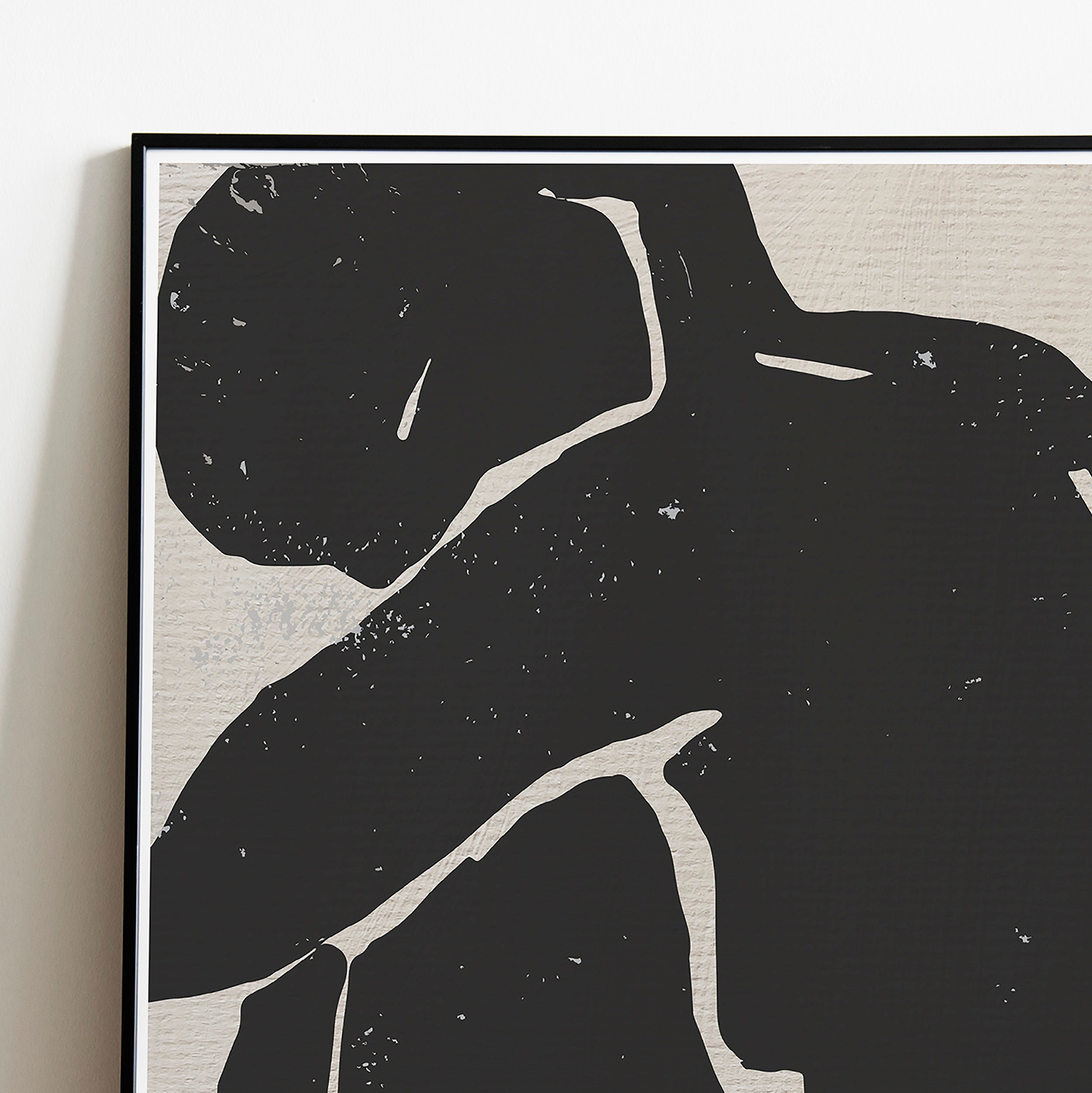 Digital Filewoman Figure Abstract Wall Artblack and Beige | Etsy