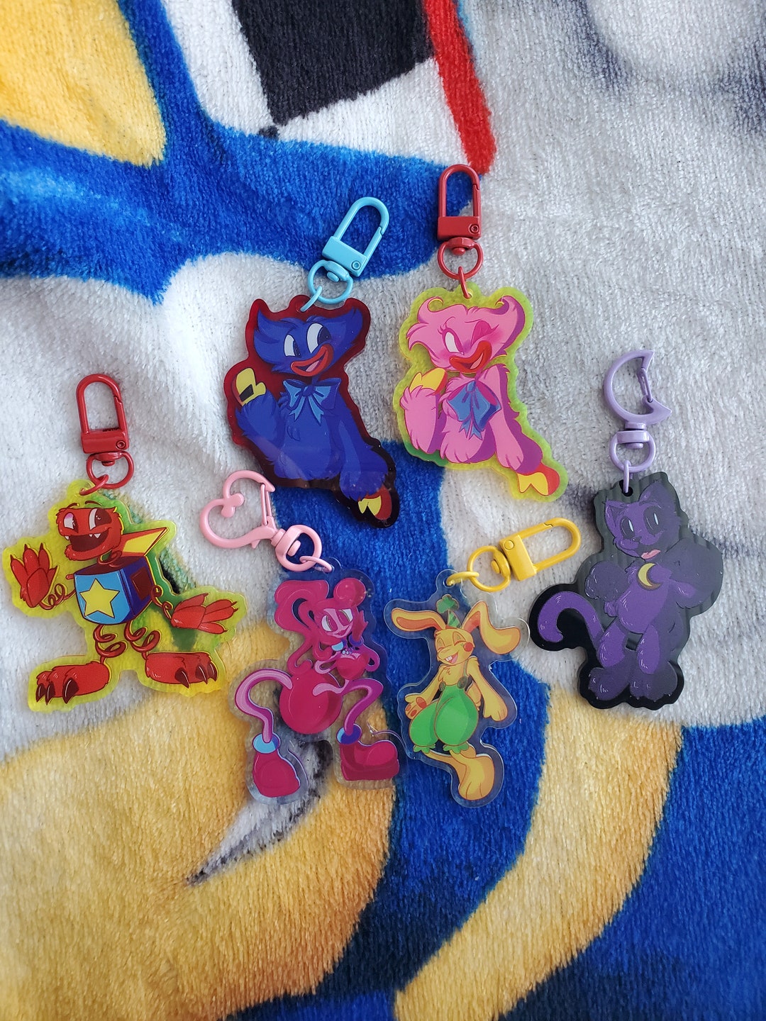 Poppy Playtime Acrylic Keychains - Etsy