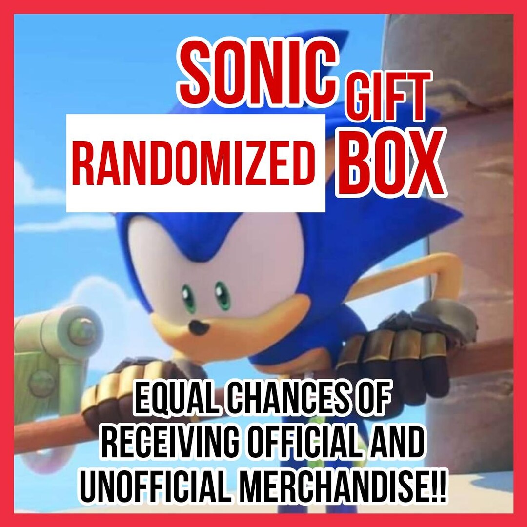 Sonic the Hedgehog Gift Box (MIN 5 ITEMS) - Etsy