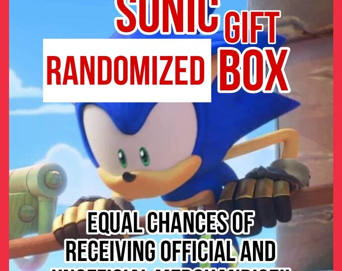 Sonic the Hedgehog Gift Box (MIN 5 ITEMS) - Etsy