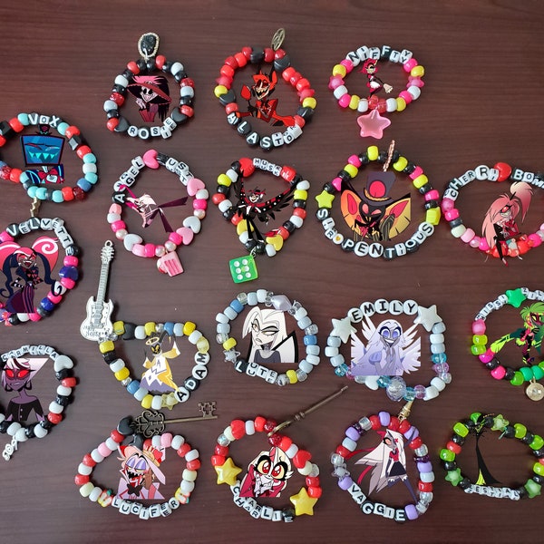 Hazbin Hotel Bracelets - Etsy