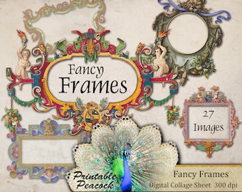 Fancy Digital Frames - Etsy