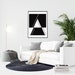 Offset Triangle Printable Art Modern Scandinavian - Etsy
