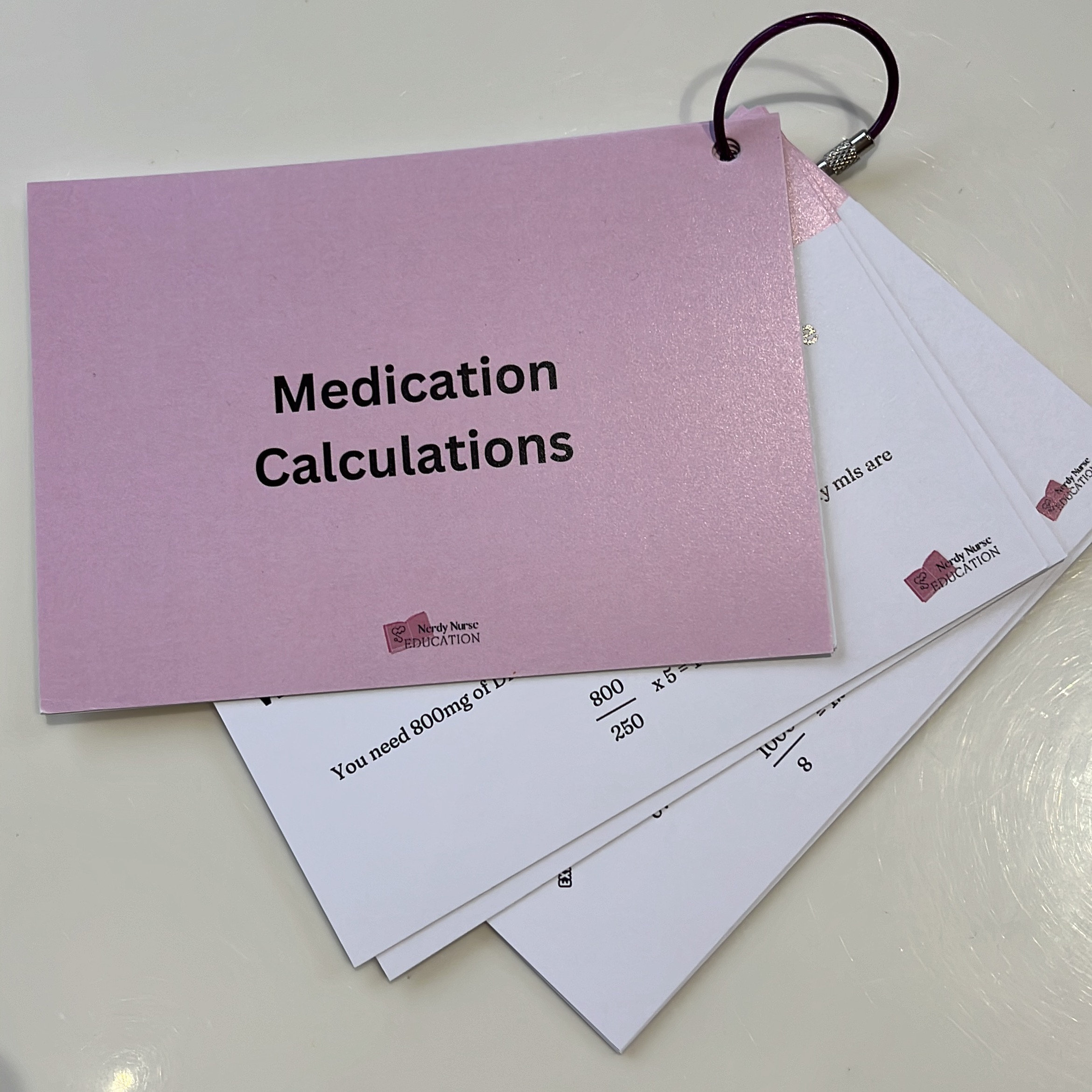 Preorder: Drug Calculation Flashcards for Student Nurses and Student ...