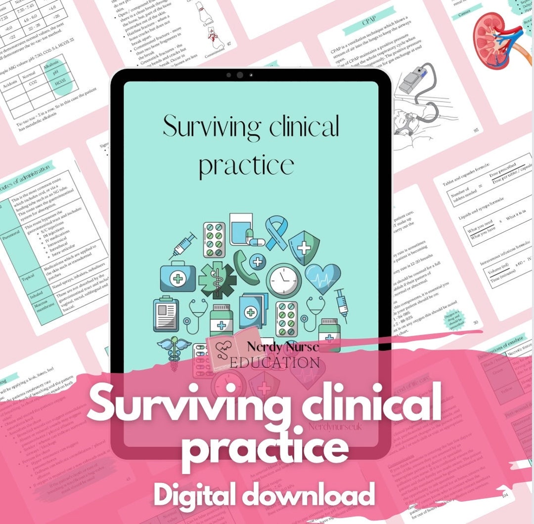 Surviving Clinical Practice Digital Download Pocket Book for Student ...