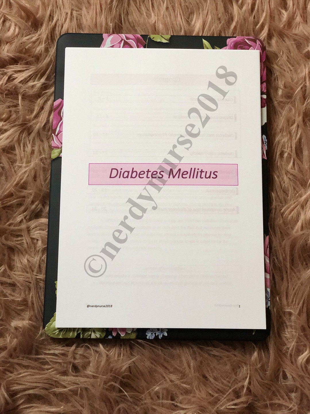 Diabetes Notes Digital Download for Student Nurses, Nursing Students ...