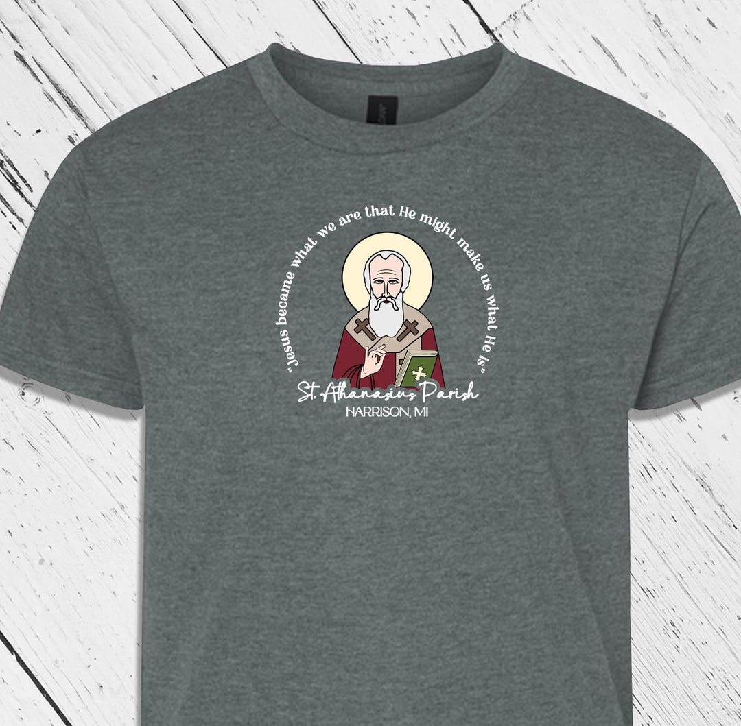 St Athanasius Parish Youth T-shirt – Harrison, MI - Etsy