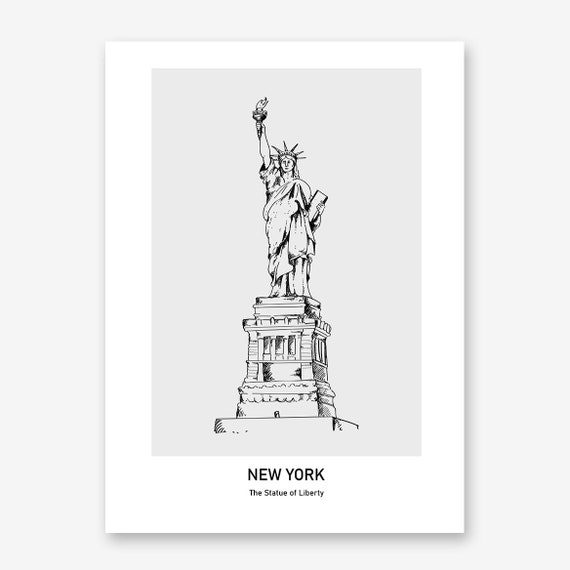 Statue Of Liberty Doodle