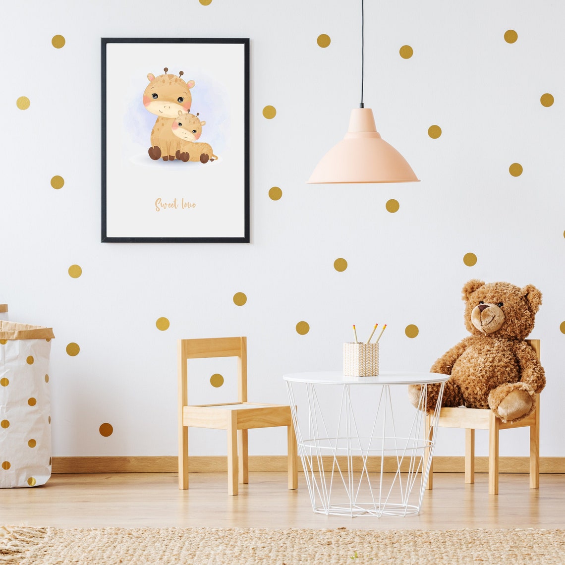 Custom Sweet Love Nursery Poster Print Kids Poster Print - Etsy