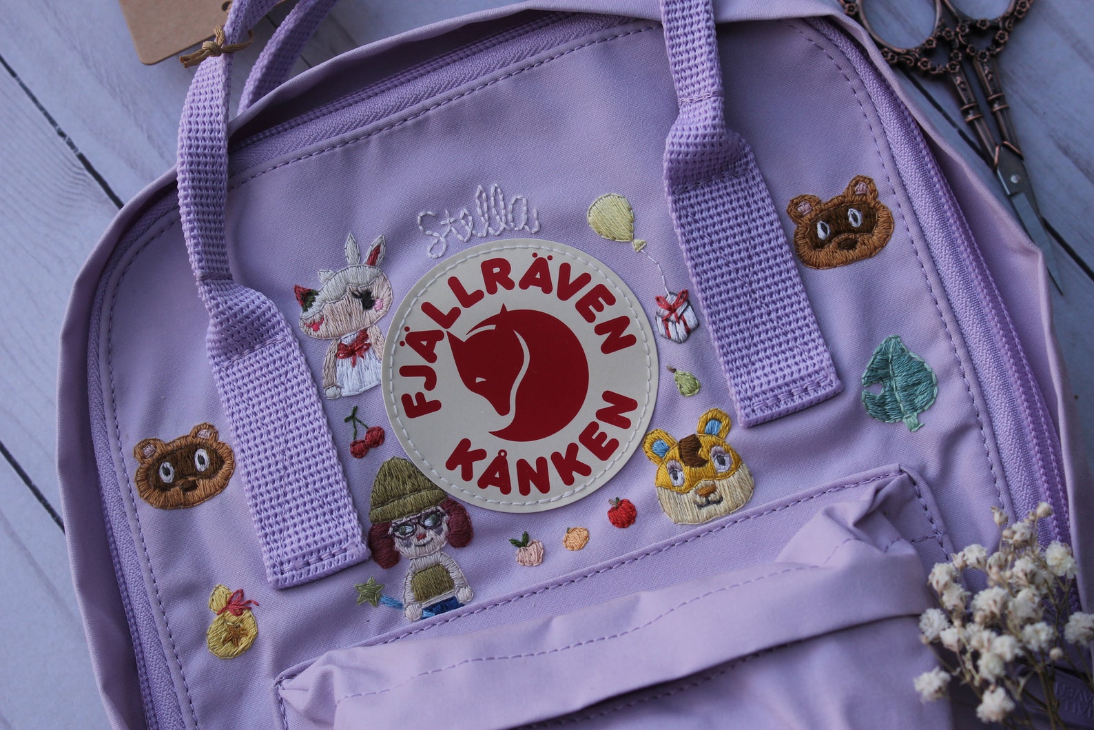 Custom Kanken Mini Backpack Hand Embroidered With Personalized - Etsy