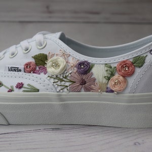 Custom Embroidered Vans Shoes by Hand, Personalized Embroidery With ...