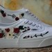 Embroidered Vans Shoes, Custom Hand Embroidery to Order, Personalized ...