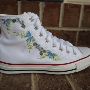 Custom Chuck Taylor High Tops Embroidered by Hand to Order ...
