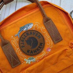 Custom Kanken Embroidery on Fjallraven Backpack, Under the Sea ...