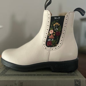 Blundstone Hand Embroidered ~ Custom Hand Embroidery on Blundstone ...