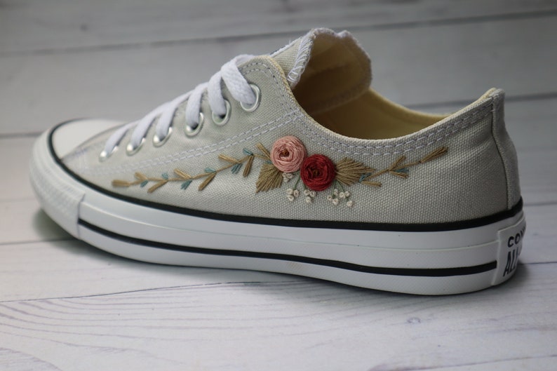 Custom Converse Chuck Taylor All Star LOW Shoes Embroidered by - Etsy