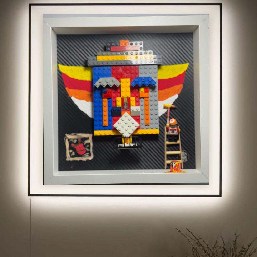 Modern and 3D Youtube Studio Decoration With Lego-creative Youtube ...