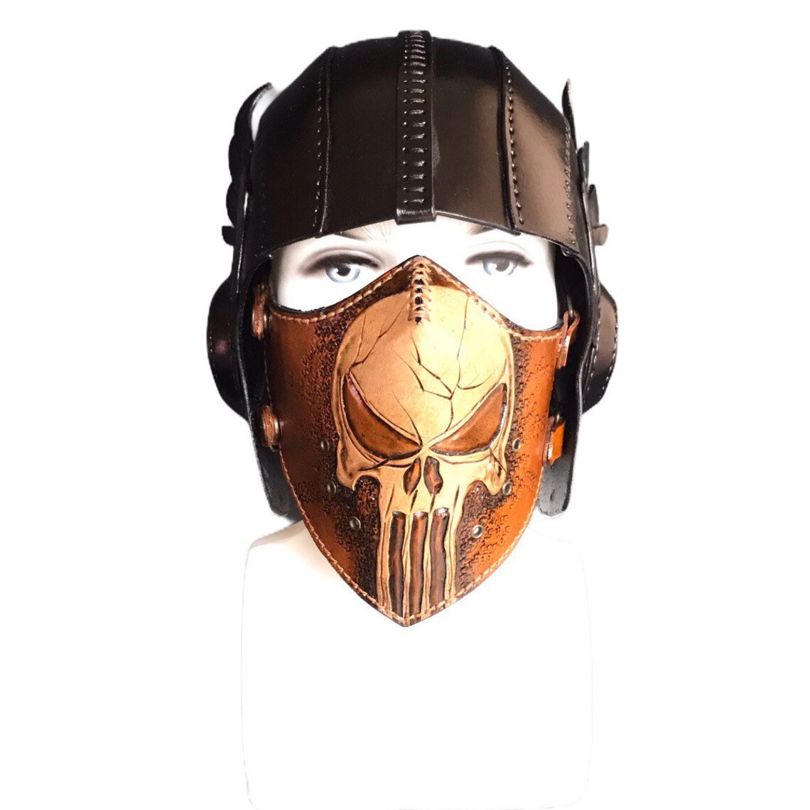 Leather Skull Mask Custom Leather Mask | Etsy Canada