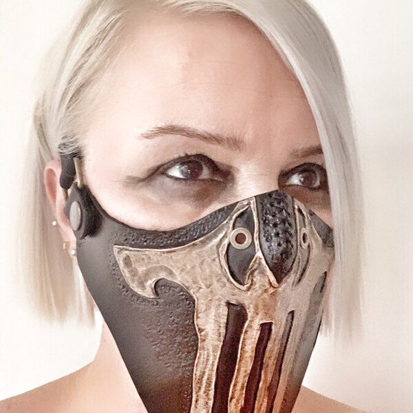 Leather Mask - Etsy