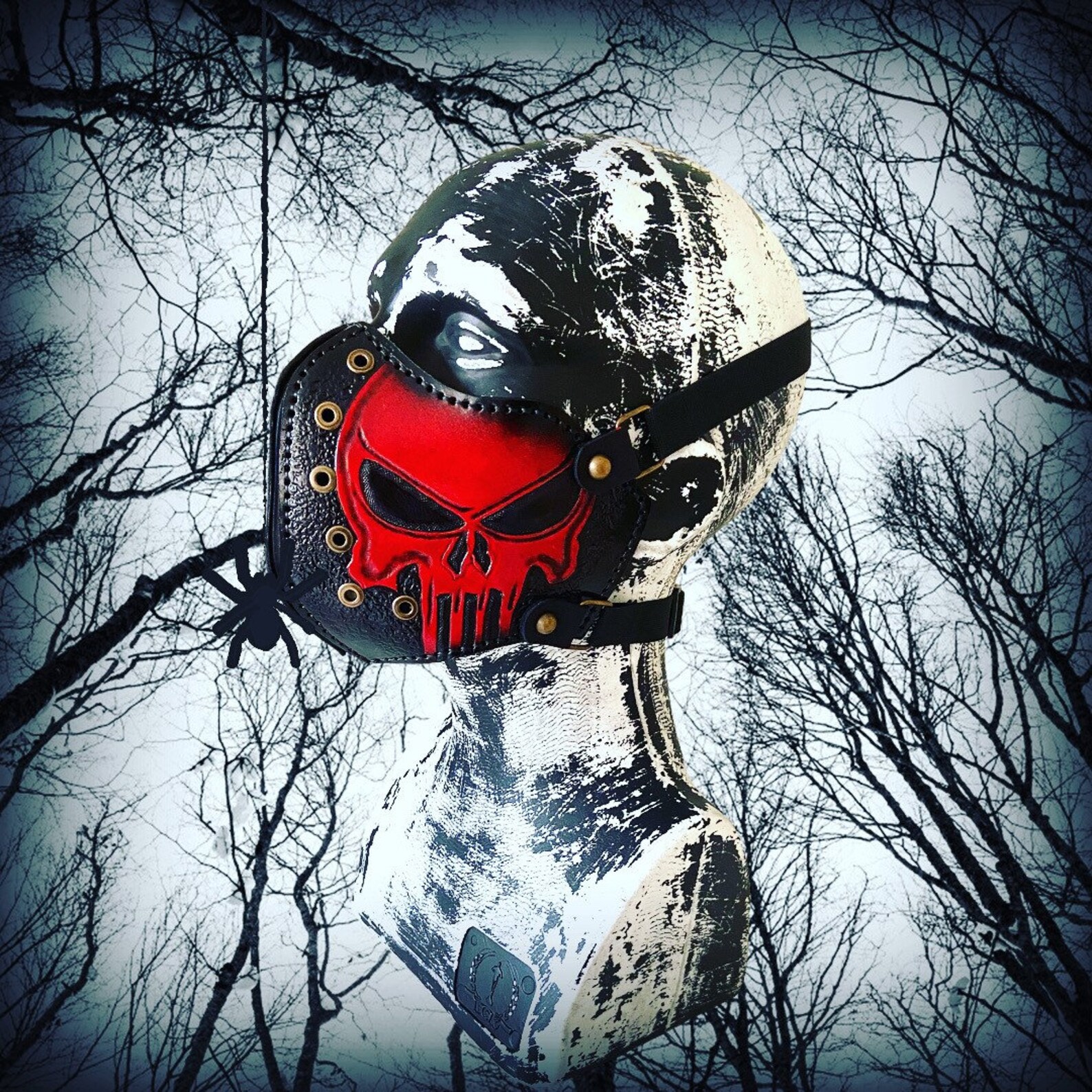 Punisher Skull Mask Custom/Personalize Leather Mask | Etsy