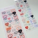 ENHYPEN Title Tracks Text Box Holographic Deco Polco Sticker Sheet ...