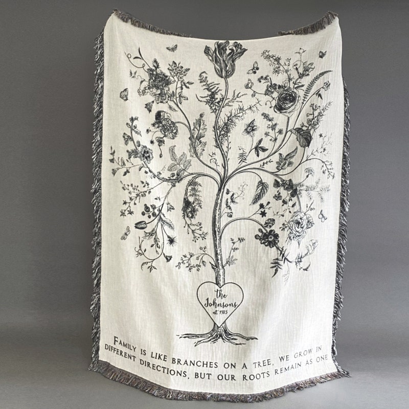 Family Tree Quilt - Etsy