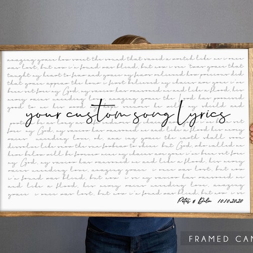 Wedding Song Art Custom Song Lyrics Personalized Sheet - Etsy Wedding Song Art Custom Song Lyrics Personalized Sheet - Etsy