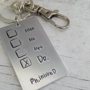 Phd Doctorate Graduate Key Ring Gift,graduation Gift,not That Kind of ...