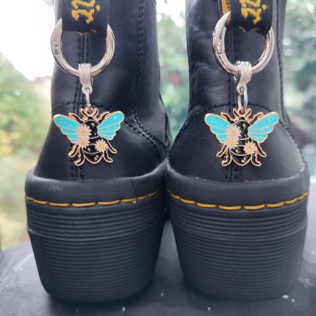 DM Boot Charms Floral BEE Charms Gothic Emo DM Charms Doc Martens Goth ...