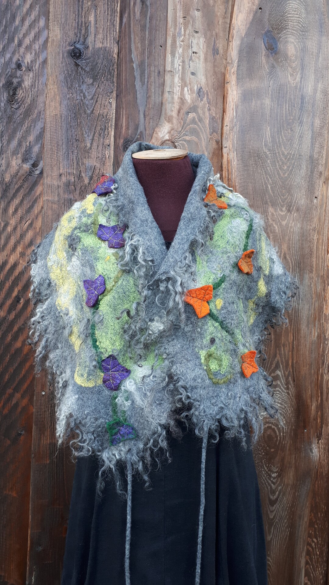 Woodland Witch Wrap Fairy Scarf Elves Shawl, Fairy Pixie Elven Scarf ...