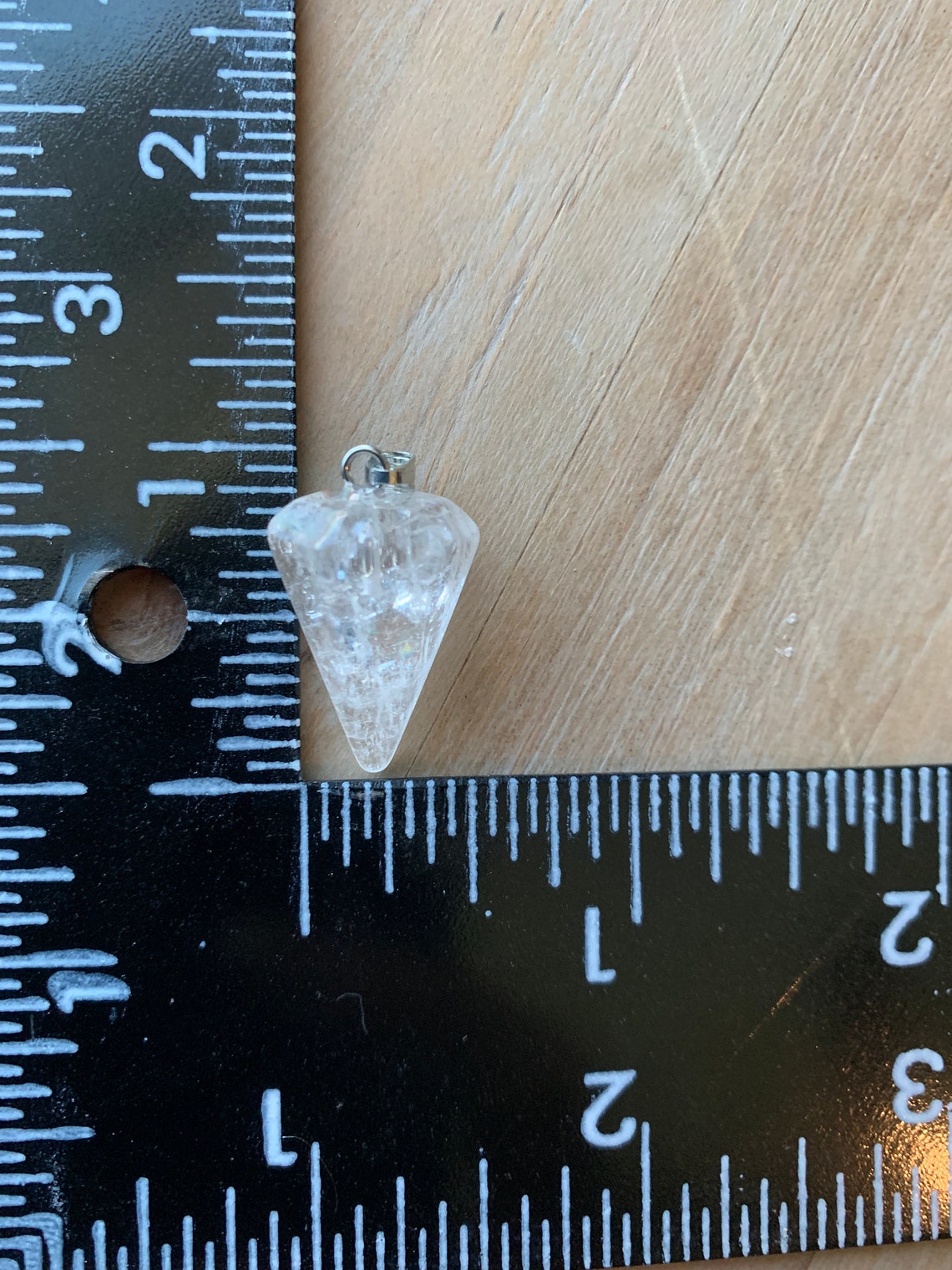 Crystal/gemstone Pyramid Pendant - Etsy