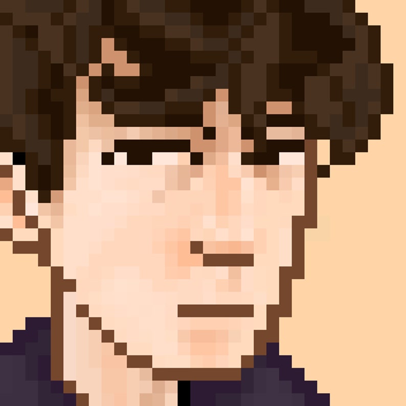 Pixel Art retrato digital a partir de fotos. Ideal para un | Etsy México