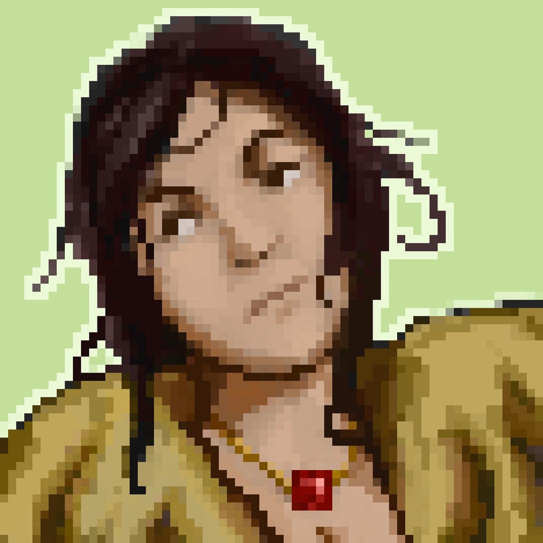 Pixel Art, Profile Picture, Personalized Portrait, Digital Portrait ...
